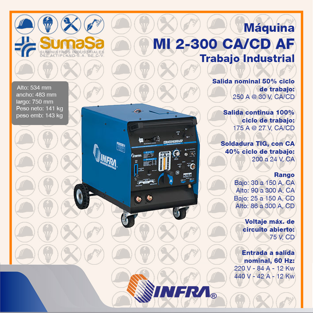 MI 2-300 CA/CD AF – Suministros Industriales del Altiplano S.A. de C.V.